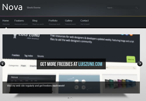 Nova : Template HTML5 - Orpot Blog